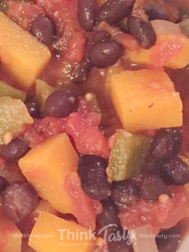 Butternut Squash Chili-a vegetarian entree | Think Tasty